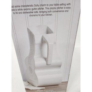 Dolly Parton | Dining | Dolly Parton Guitar Shaped White Pitcher 78oz ...